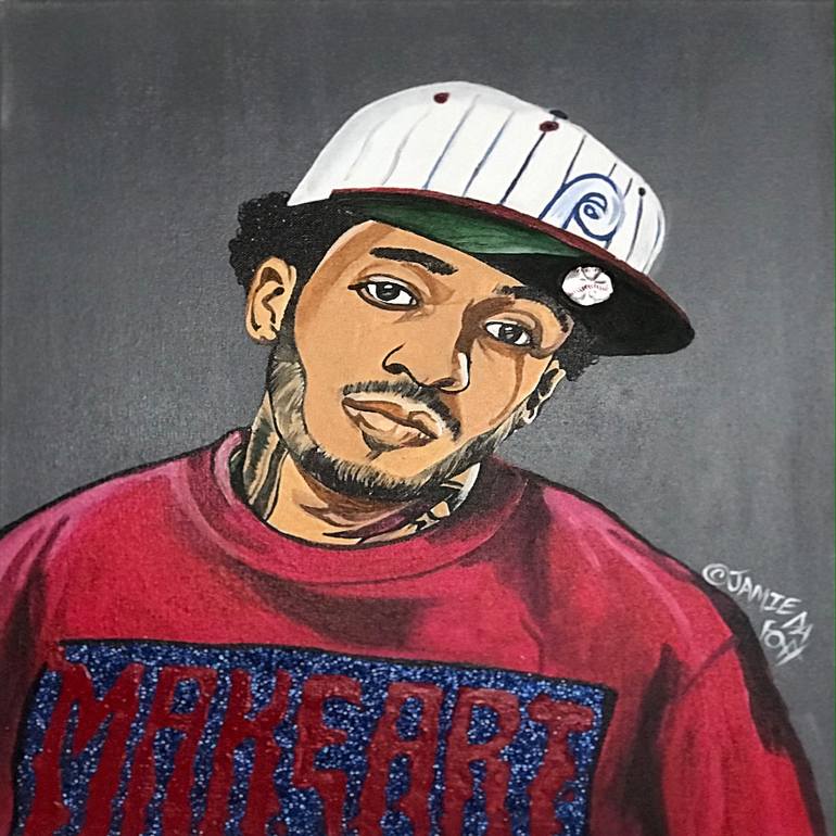 Peedi Crakk 3-D Painting by Jamie Francis | Saatchi Art