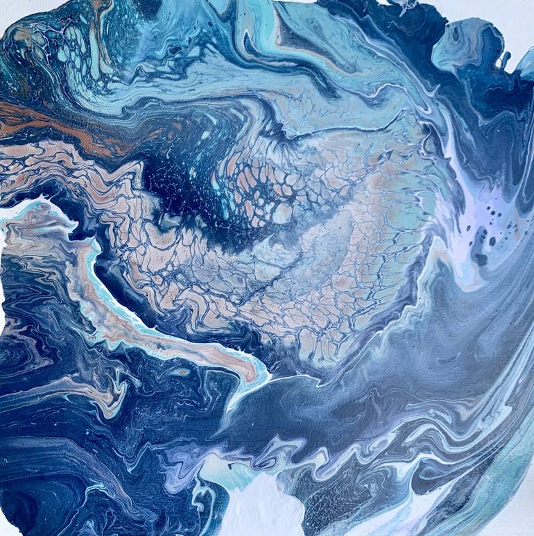 Labradorite Painting by Linda Tonkin | Saatchi Art