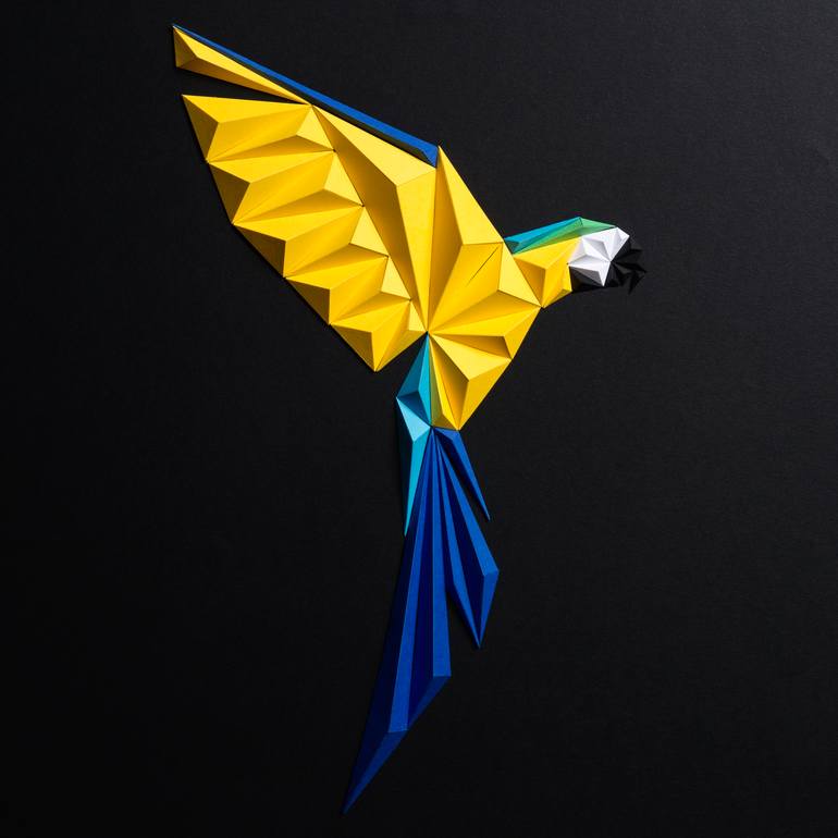 RIO | Paper Artwork Painting by Tayfun Tinmaz | Saatchi Art