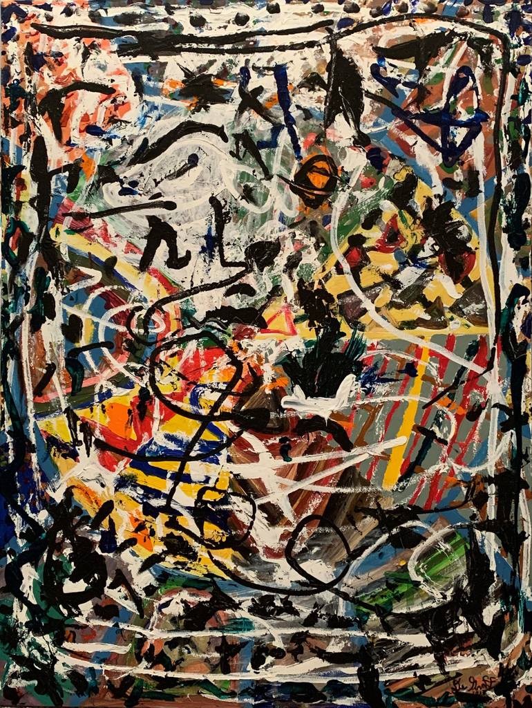 Labor Day Painting by Sherwin Degraff | Saatchi Art