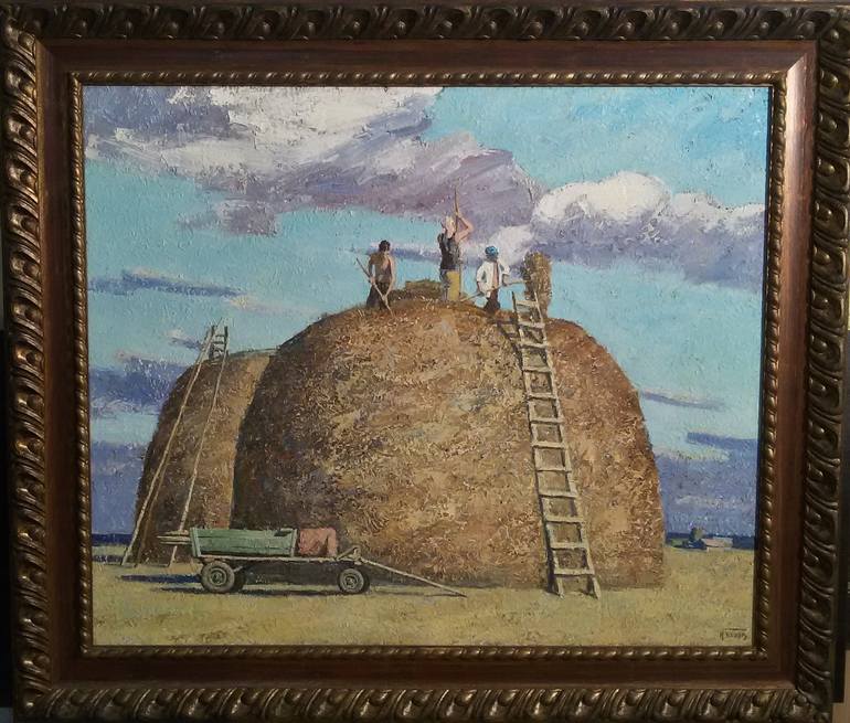 The big stack painting by Igor Panov Painting by Georg Lisovoy ...