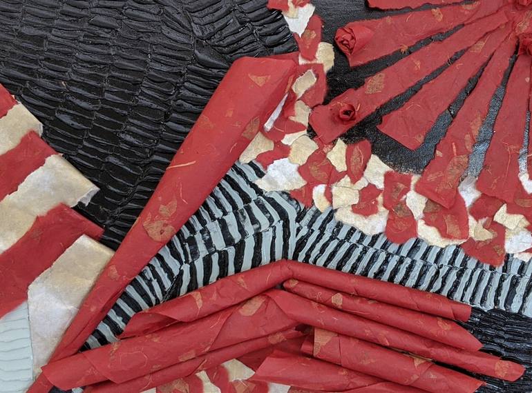 The Blooming of the Coral Tree Painting by Sage Magee | Saatchi Art