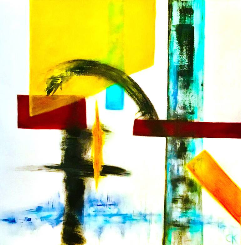 Juxtaposition Painting by Cassandra Kersting | Saatchi Art