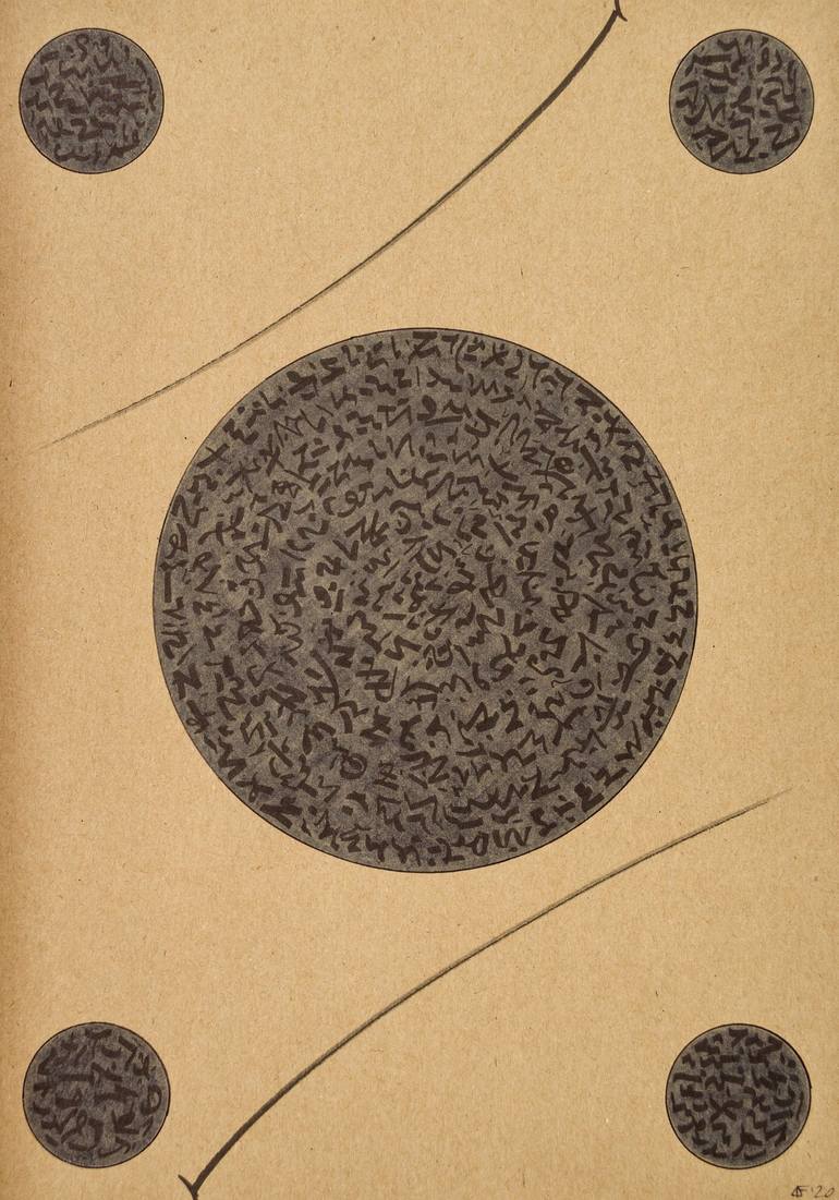 FIVE MANTRAS Drawing by Dmytro Fedorenko | Saatchi Art