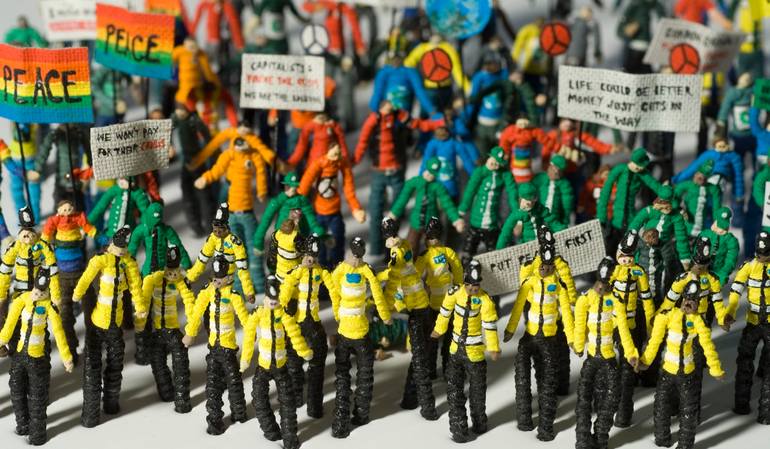 Miniature Men Photography by Laura Johnson | Saatchi Art