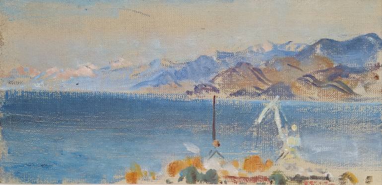 Baikal. Kultuk Painting by Yuriy Ushakov | Saatchi Art
