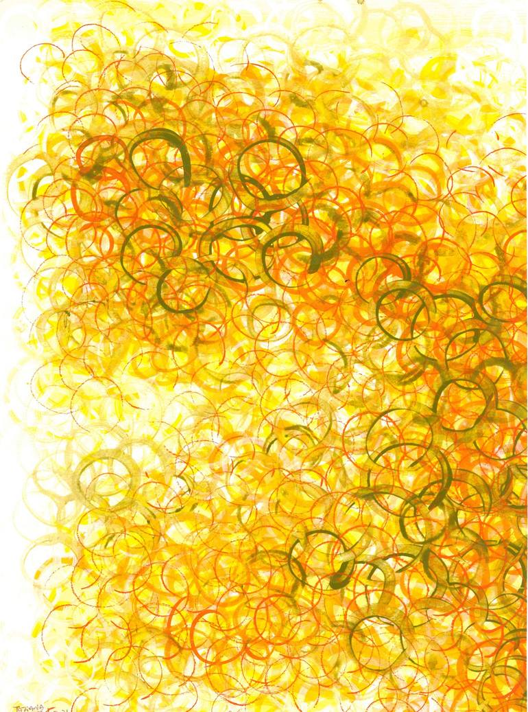 Orange 17 Painting by Tatiana Grisel | Saatchi Art