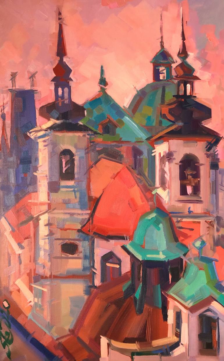 Prague Painting by Ksenia Senkevich | Saatchi Art