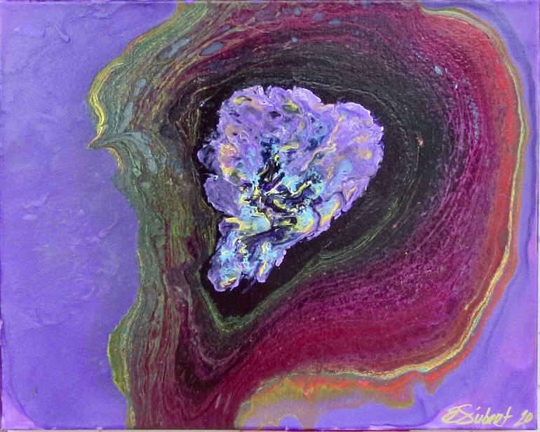 Baby Universe Painting by Elizabeth Siebert | Saatchi Art