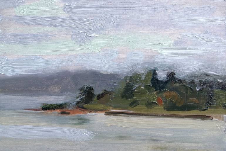 Invergowrie Bay Painting by Martin Hill | Saatchi Art