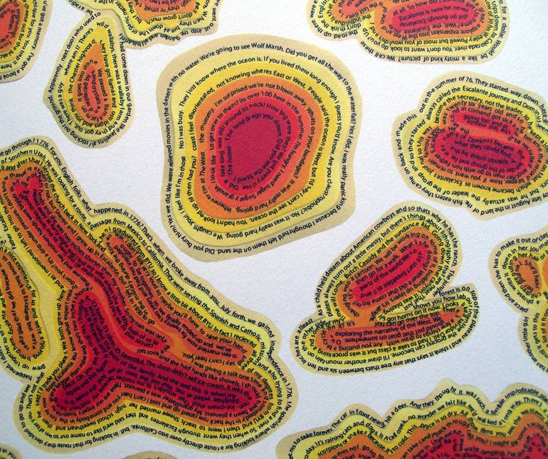 Talking landscapes Printmaking by Julie Dodd | Saatchi Art