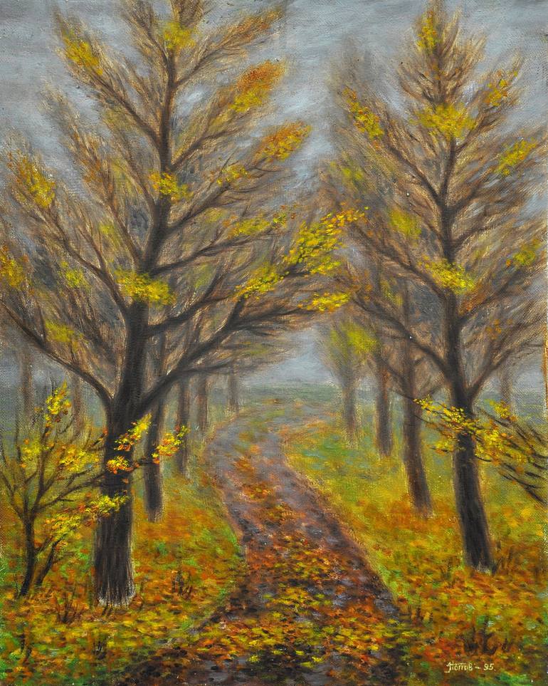 The beginning of November Painting by Kimmer Creator | Saatchi Art