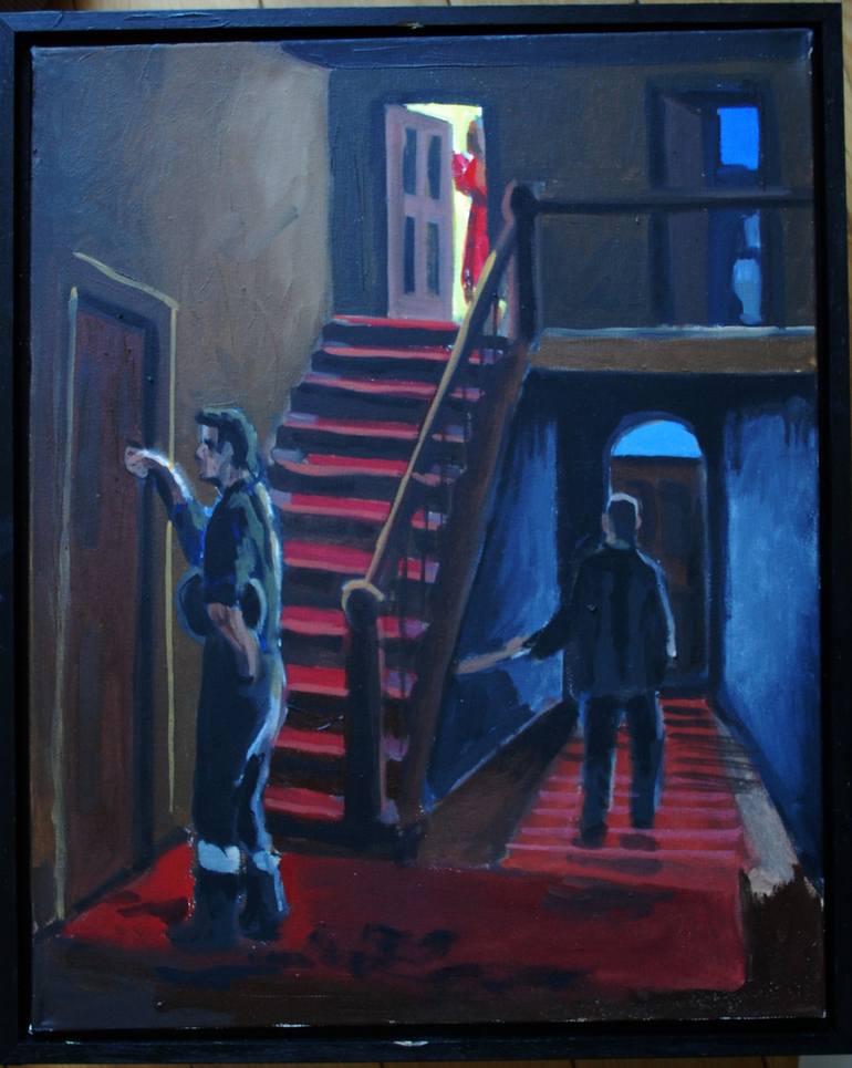 The Camden Rooming House Painting by Bernard Canavan | Saatchi Art
