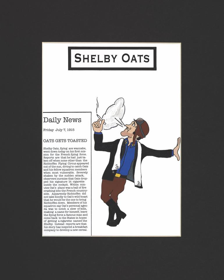 Shelby Oats Printmaking by Richard Zelinka | Saatchi Art