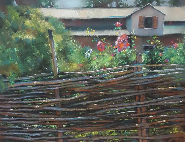 Summer garden Painting by Arevik Babadzhanyan | Saatchi Art