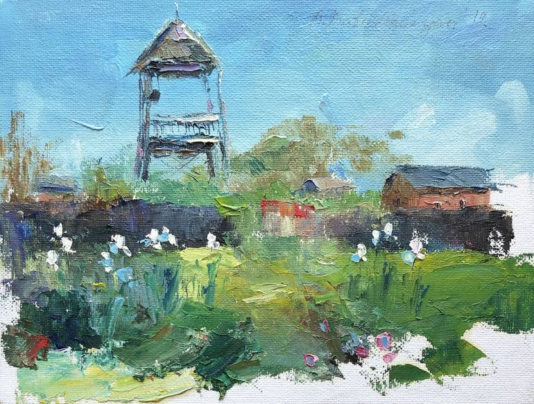 In the garden Painting by Arevik Babadzhanyan | Saatchi Art