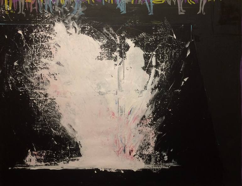 The last big splash Painting by Graham Carrick | Saatchi Art