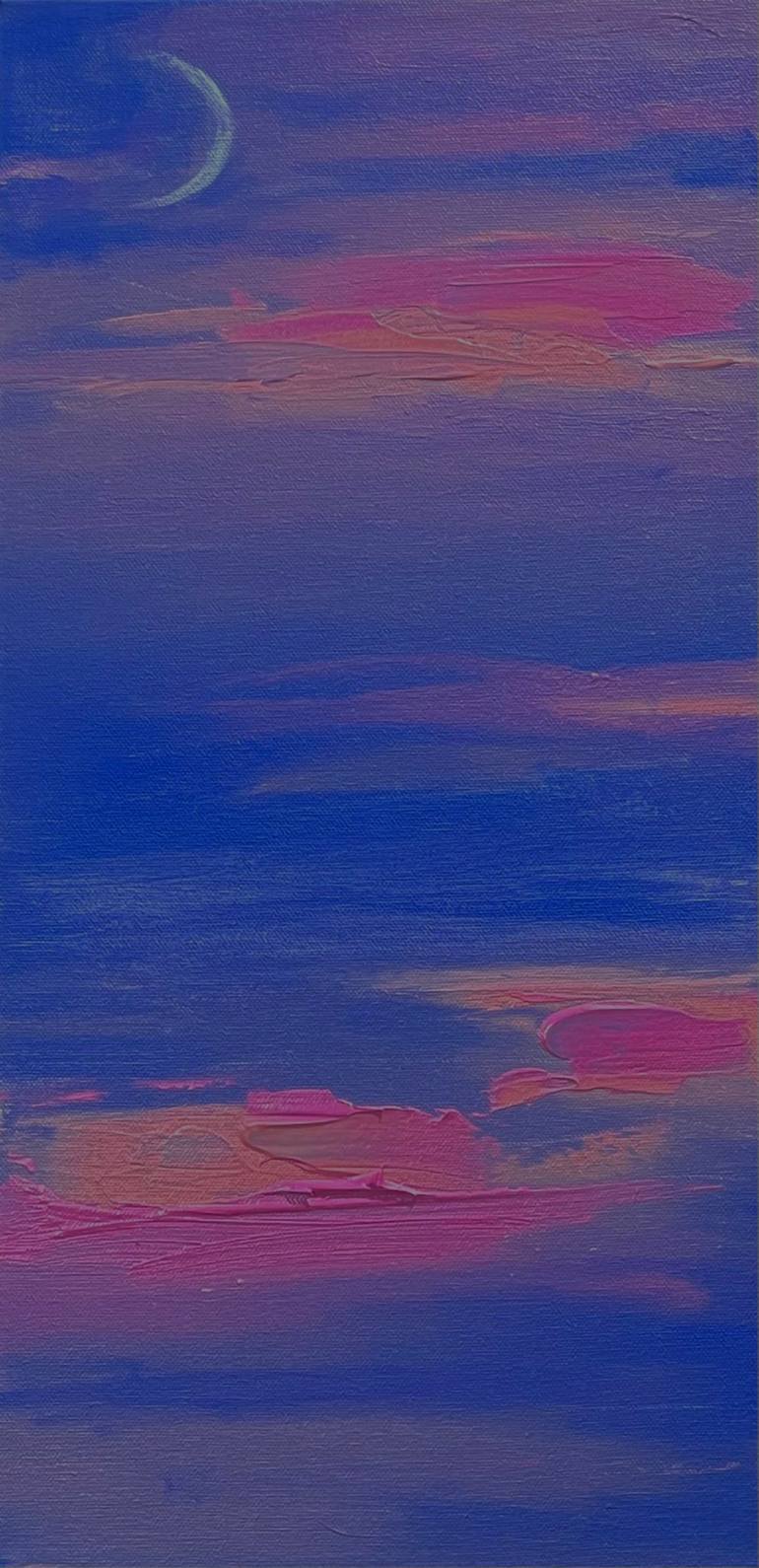 Moon Shadow Painting by Nola Roeper | Saatchi Art