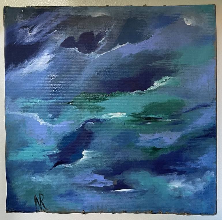 Sky Surf Painting by Nola Roeper | Saatchi Art