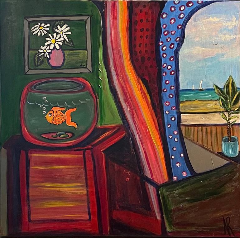 Sail Boats Painting by Nola Roeper | Saatchi Art