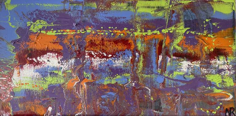 Neon Traffic Painting by Nola Roeper | Saatchi Art