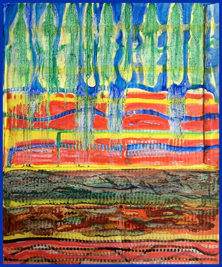 Stratification Painting by Peter Georgopoulos | Saatchi Art