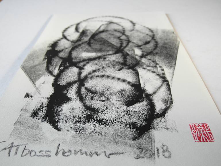 CLOUD_MANDALA - Limited Edition of 1 Printmaking by CAT bosshammer ...