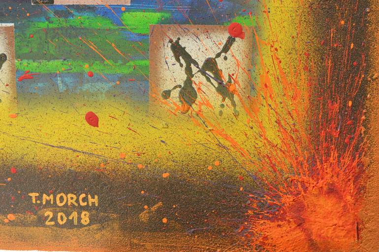 THE MISSED CROSS Painting by Tomas Morch | Saatchi Art