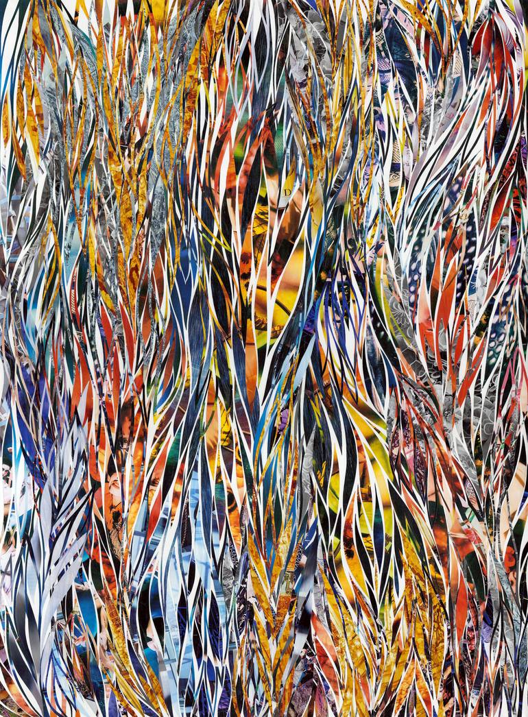 Weeping Willow Collage by Maria Vetkalova | Saatchi Art