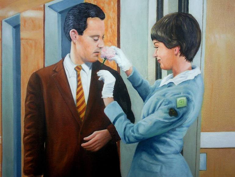 Baxter and Kubelik Painting by Mark Caldon | Saatchi Art