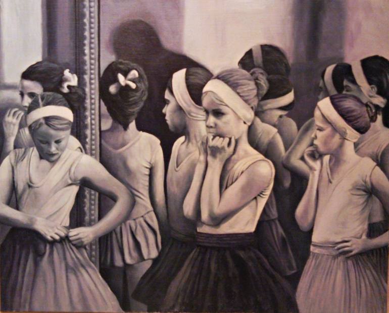 Tiny Dancers Painting by Mark Caldon | Saatchi Art