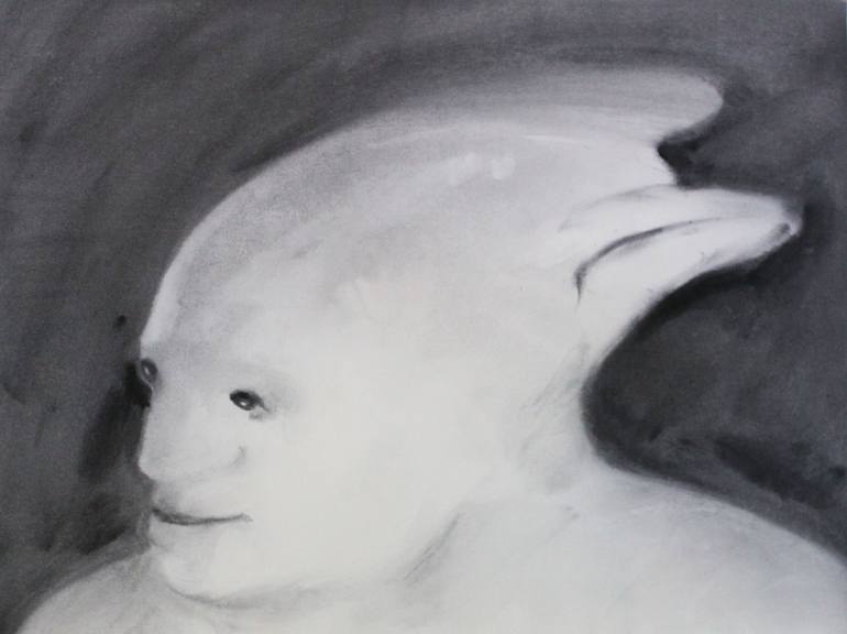 SMILING ANZRO Painting by Ricard Vila | Saatchi Art