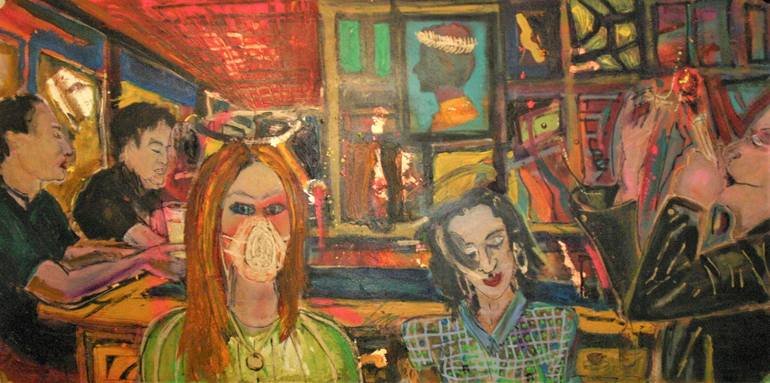 Barfly Painting by Gabor Barbulszki | Saatchi Art