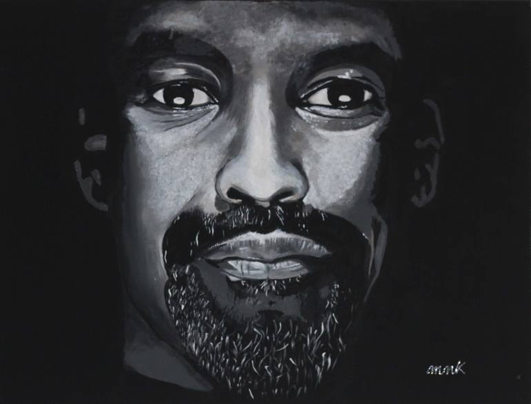 Denzel Washington Portrait Painting by Monica Mardare | Saatchi Art
