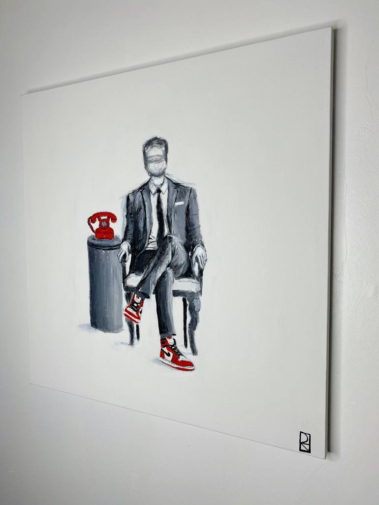 Business, Man Painting by Darren Naylor | Saatchi Art