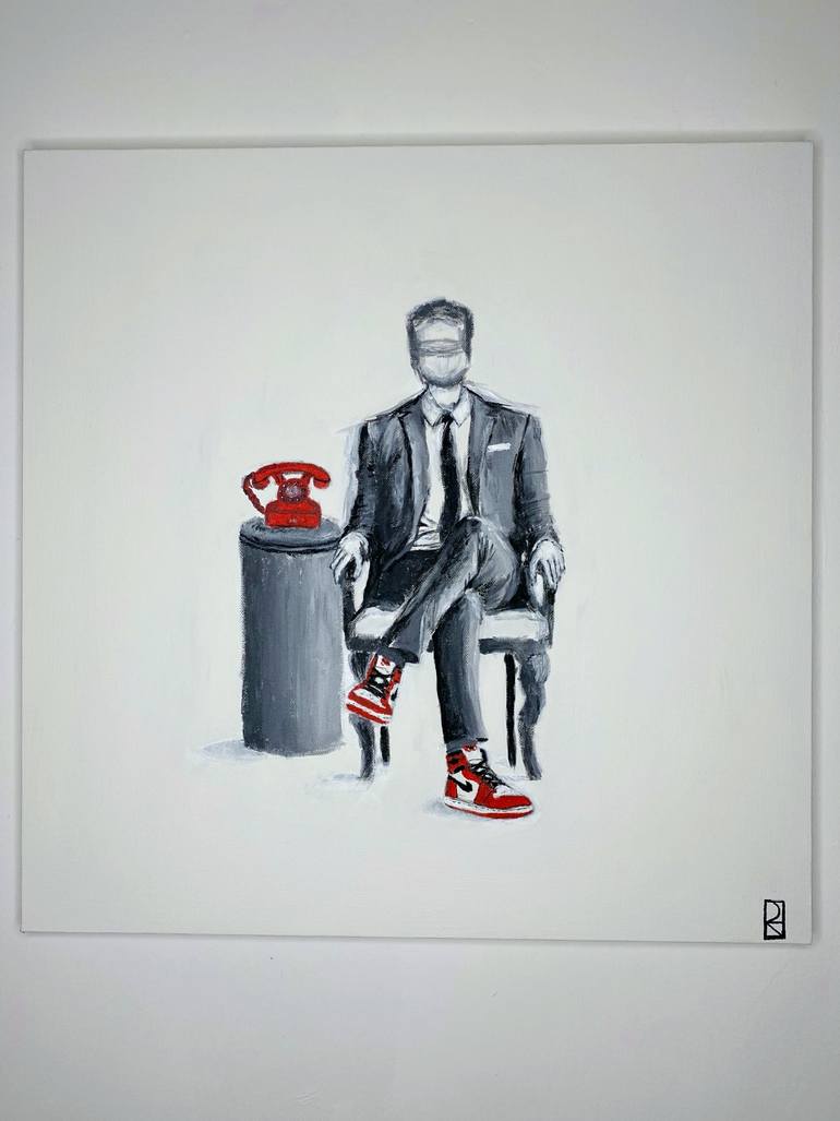 Business, Man Painting by Darren Naylor | Saatchi Art