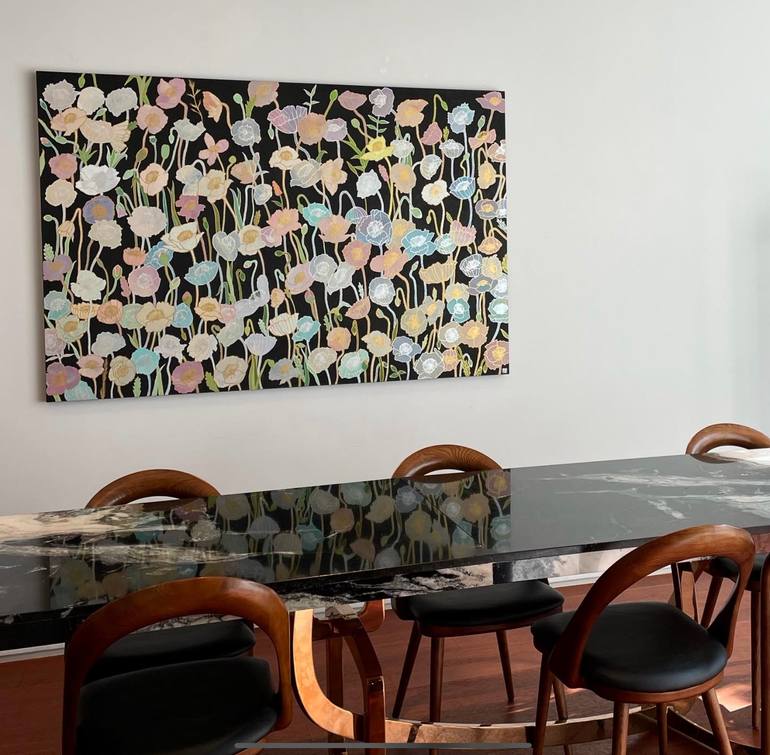 I want you to bloom a flower in your fantasy Painting by Jooha Sim ...