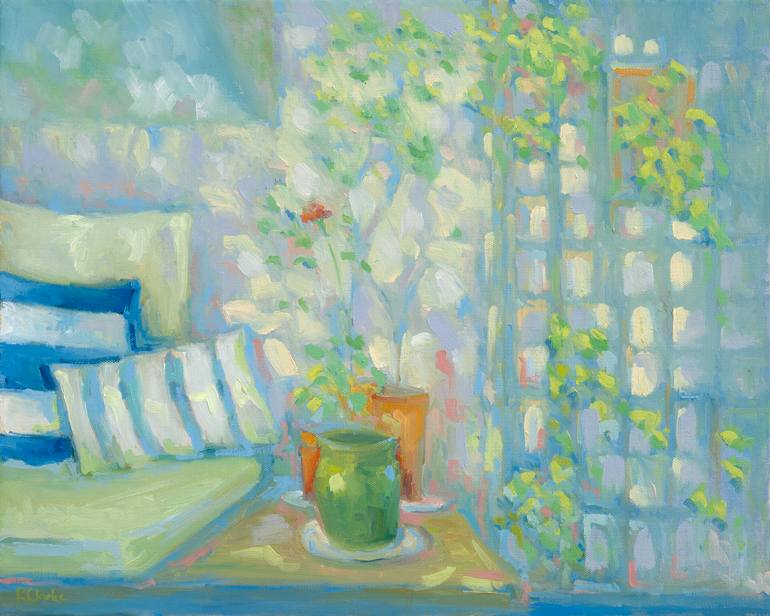 The Single Hibiscus Painting by Roger Clarke | Saatchi Art