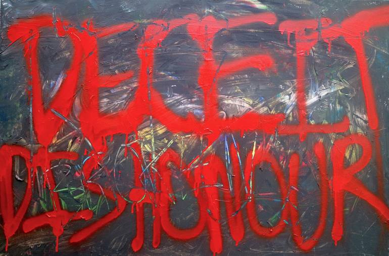 DECEIT Painting by George Boros | Saatchi Art