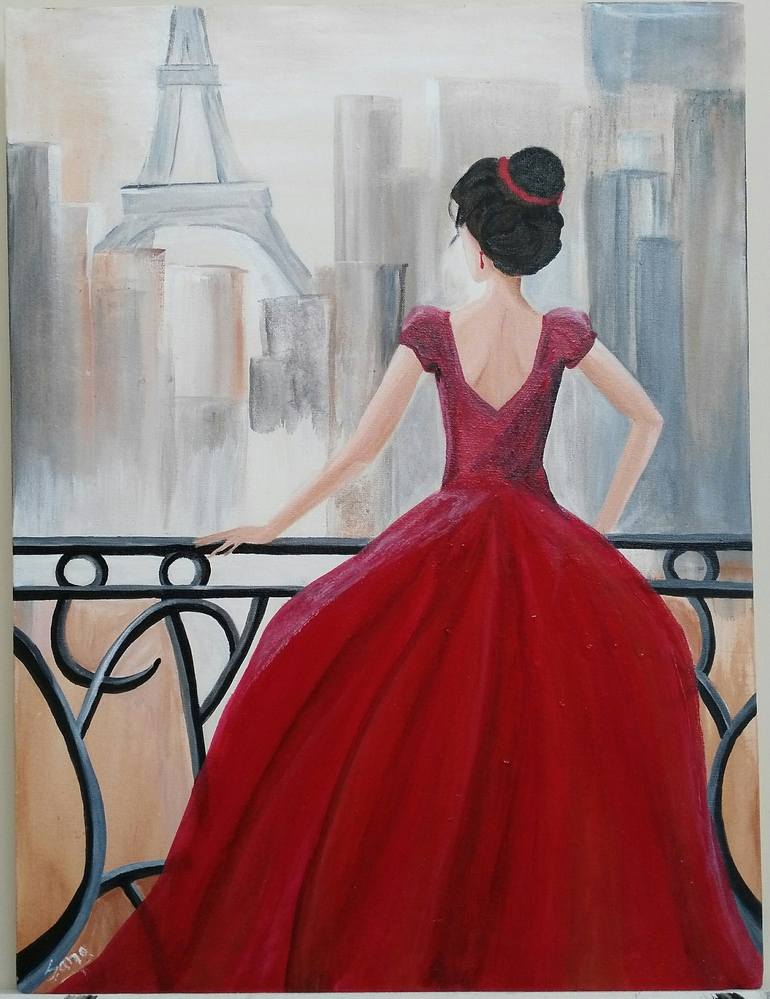 Prom queen Painting by Sana Askari | Saatchi Art