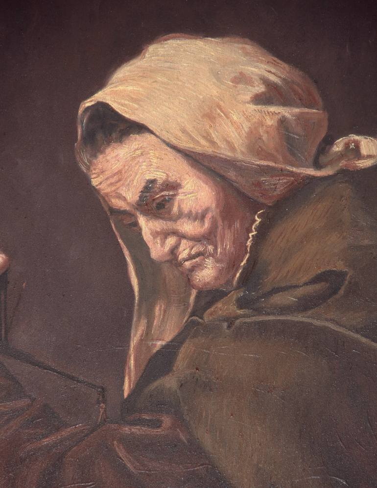 The Old Usurer, Jusepe de Ribera Painting by Daniel Dacio | Saatchi Art