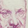 Martin Heidegger Drawing by Daniel Dacio | Saatchi Art