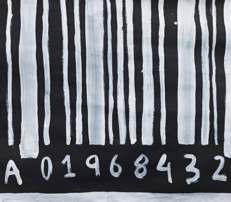? Barcode Painting by Subho Banik | Saatchi Art