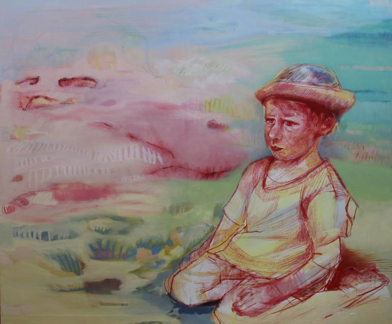 The mischief Painting by Justyna Rudzinska | Saatchi Art