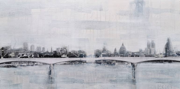 London The future without you Painting by Talia Ward | Saatchi Art