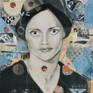 Portrait of Lee Miller Painting by Talia Ward | Saatchi Art