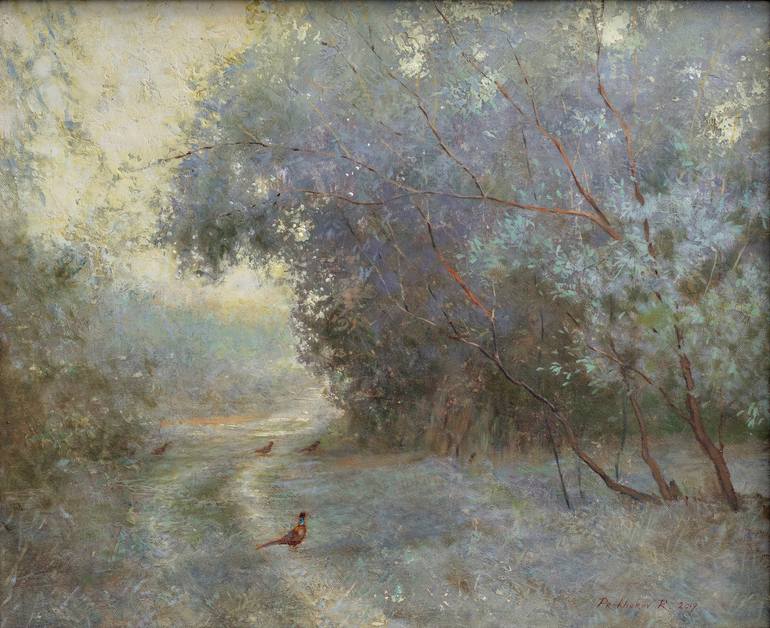 August Painting by Roman Prokhorov | Saatchi Art