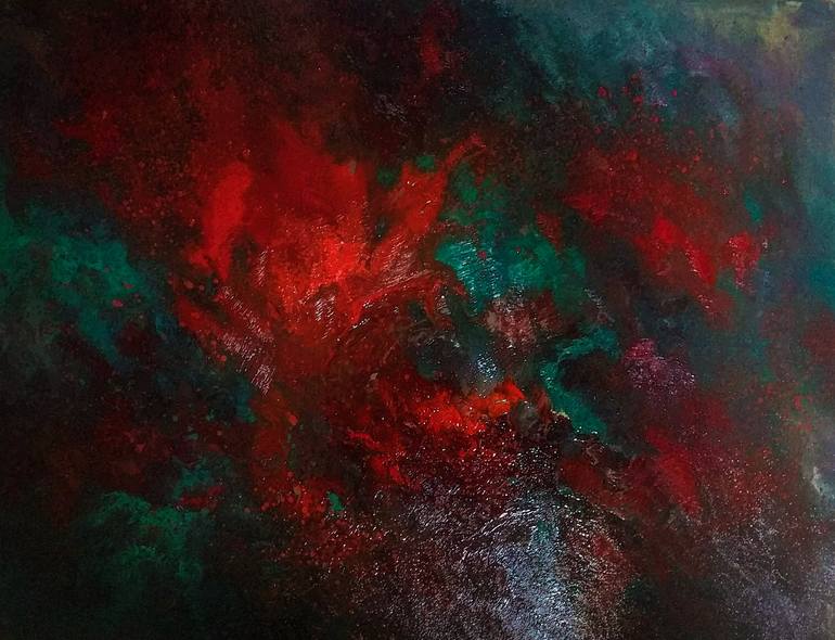 Magic of Red color Painting by Aleksei ADLEXE Panfilov | Saatchi Art