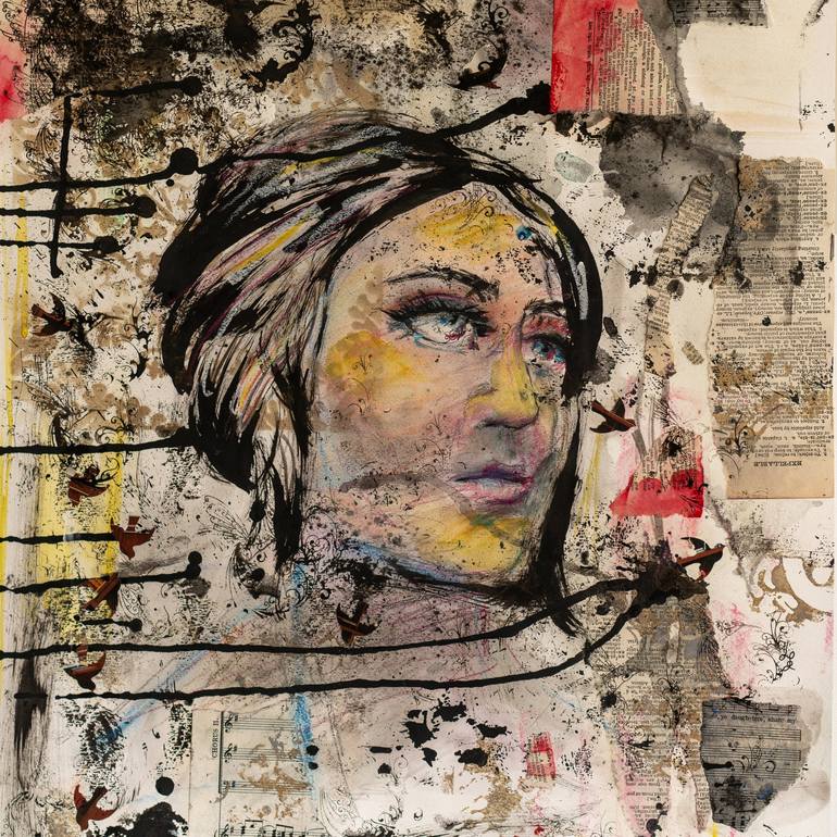 Self-Portrait II Revised Drawing by Rebecca Buckler | Saatchi Art
