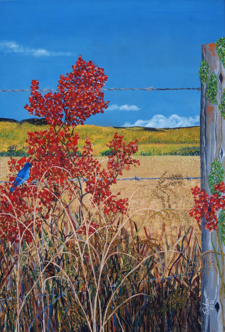 And So it Begins Painting by Ted Widen | Saatchi Art